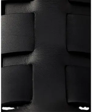 Prada Leather Strappy Sandals - Black
