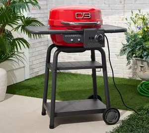 CHAR-BROIL Charbroil Bistro Pro Electric Outdoor Grill + Griddle W/cover - One-color