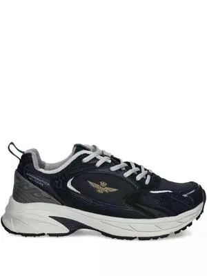 AERONAUTICA MILITARE Mesh-paneled Running Sneakers - Blue