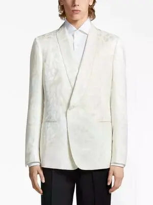Zegna Jacquard Silk-wool Evening Jacket