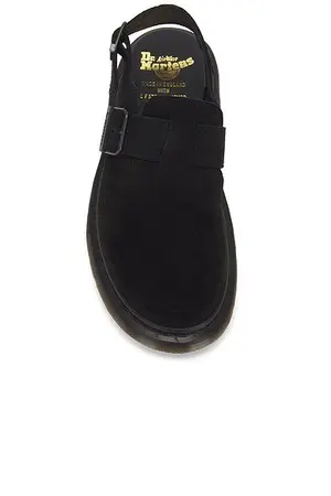 Dr. Martens Jorge Buckled Suede Slip-on - Black
