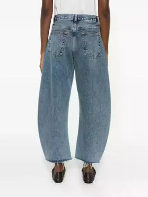 FRAME Wide-leg Cropped Jeans