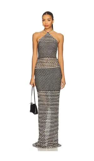 Tularosa Wisteria Maxi Dress - Black