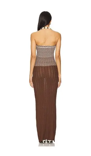 Azulu Neriah Knit Halterneck Dress