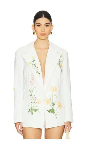 LA FUORI Summer Bloom Embellished Jacket