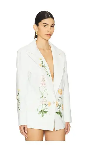 LA FUORI Summer Bloom Embellished Jacket