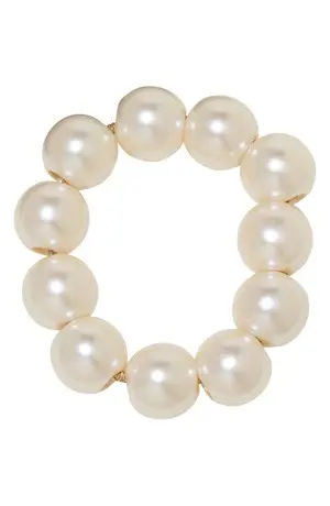 JENNIFER BEHR Henley Faux- Ponytail Holder - Pearl