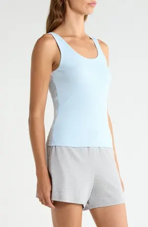 OPEN EDIT Rib Tank - Blue Omphalodes