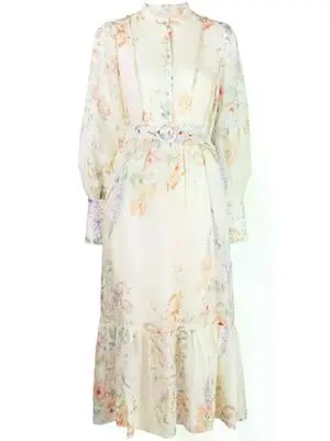 WE ARE KINDRED Primrose Belted Midi Dress