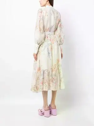 WE ARE KINDRED Primrose Belted Midi Dress