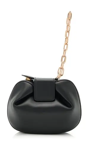 Gabriela Hearst Demi Soft Clutch - Black