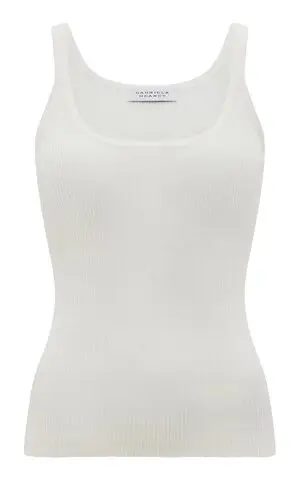 Gabriela Hearst Cinxia Cashmere-silk Tank Top - Ivory