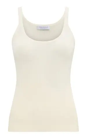 Gabriela Hearst Cinxia Cashmere-silk Tank Top - Ivory