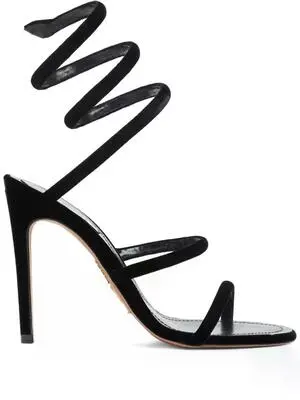 Rene Caovilla 105mm Leather Heeled Sandals