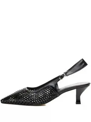 POCHE PARIS Leather Heeled Sandals