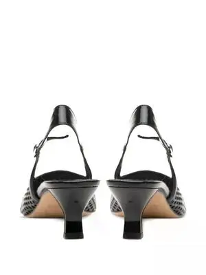 POCHE PARIS Leather Heeled Sandals