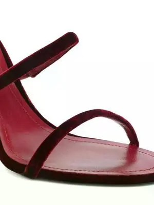 Rene Caovilla Leather Stiletto Sandals