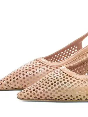POCHE PARIS Leather Heeled Sandals