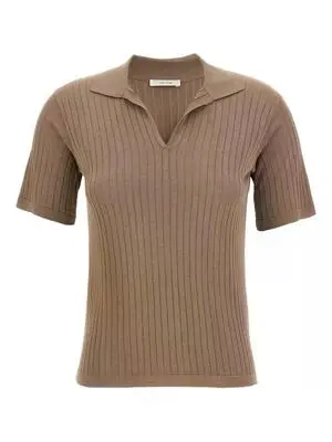 THE ROW Ribbed Short-sleeve T-shirt