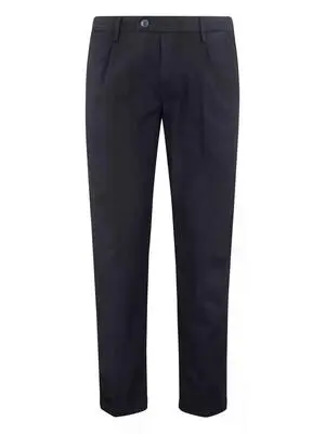 RE-HASH Cotton Straight-leg Trousers - Blue