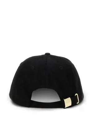 Versace Logo-embroidered Baseball Cap - Black