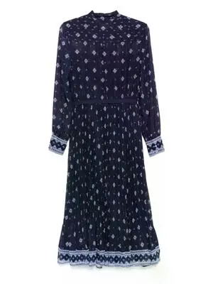 SELF-PORTRAIT Floral-print Midi Dress