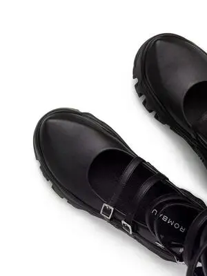 ROMBAUT Strappy Buckled Ballet Flats
