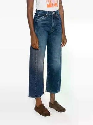 MOTHER High-waist Straight-leg Jeans