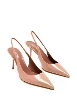 Paris Texas 75mm Pointed-toe Slingback Pumps - Pink