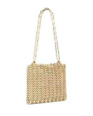 Rabanne 1969 Pochette Bag - Light Gold