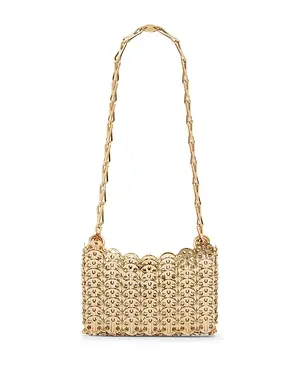 Rabanne 1969 Nano Pochette Bag - Light Gold