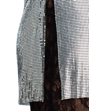 Rabanne Haut Tank Top - Silver