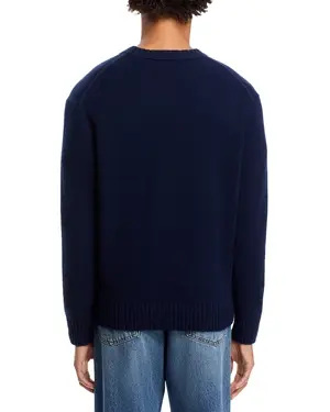 FRAME Cashmere Crewneck Sweater - Navy