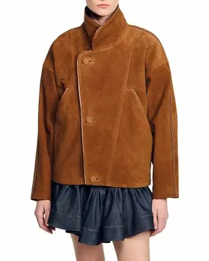 Oversized Suede Jackets for Women