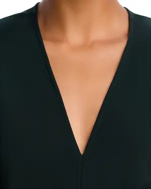 Victoria Beckham Blouson Midi Dress - Dark Pine