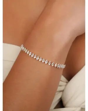 Ettika Radiant Cubic Zirconia Slider Bracelet