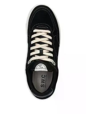 S.W.C STEPNEY WORKERS CLUB Club Pro Cup 01 Suede Sneakers - Black