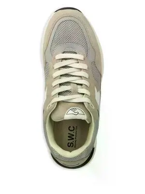 S.W.C STEPNEY WORKERS CLUB Amiel S-strike Raw Suede Sneakers - Lt.grey