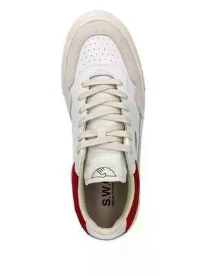 S.W.C STEPNEY WORKERS CLUB Color-block Low-top Sneakers
