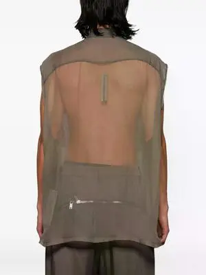 Rick Owens Sheer Sleeveless Shirt