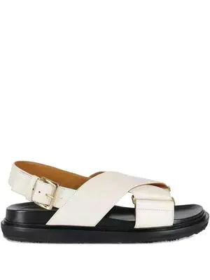 Marni Fussbet Leather Sandals