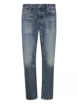Edwin Button Detailed Jeans For Men