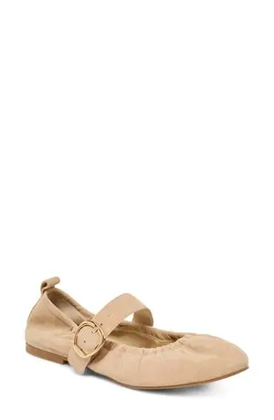 Dolce Vita Caely Mary Jane Flat - Camel Suede