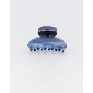 Alexandre De Paris Acetate Hair Clip - Blue