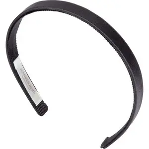 JENNIFER BEHR Lucy Satin Headband - Black