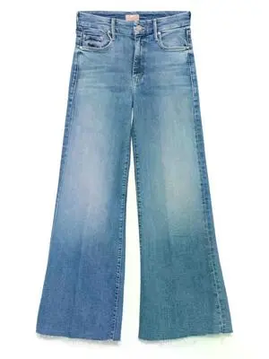 MOTHER Cotton-blend Wide Leg Jeans