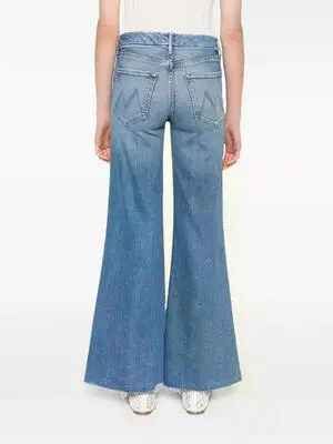 MOTHER Cotton-blend Wide Leg Jeans