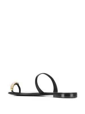 GIUSEPPE ZANOTTI Ring Sandals - Black