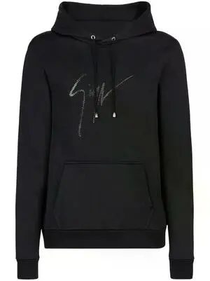 GIUSEPPE ZANOTTI Logo-print Cotton Hoodie
