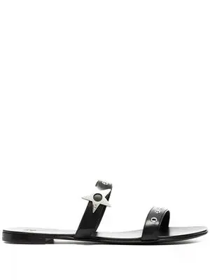 GIUSEPPE ZANOTTI Star-embellished Flat Sandals